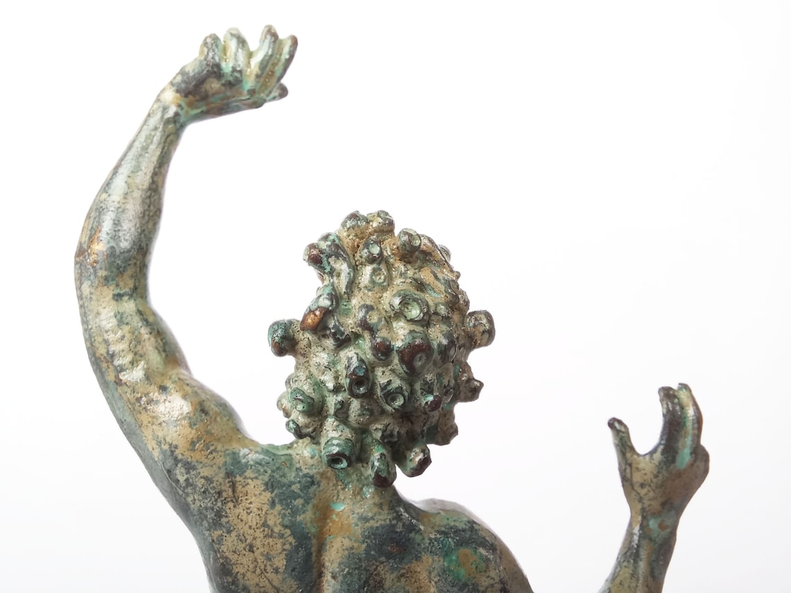 Roman Statue the Dancing Faun of Pompeii Figurine Ancient - Etsy
