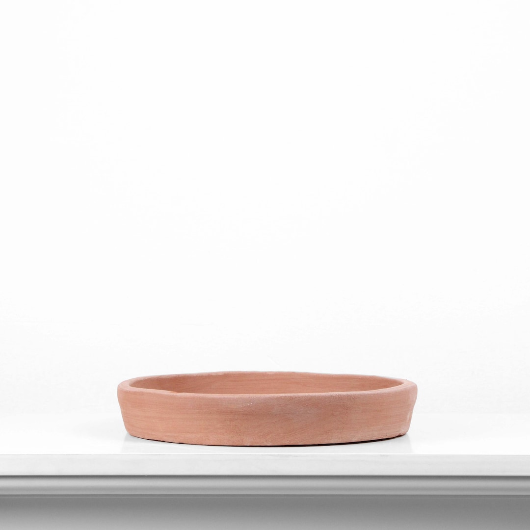 Large Terracotta Plant Saucer - Ceramic - Outdoors Decoration ...