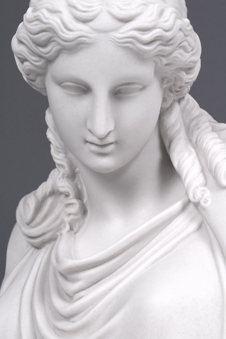 Eirene Statue - Greek Goddess of Peace Bust Sculpture - Roman Statue of ...