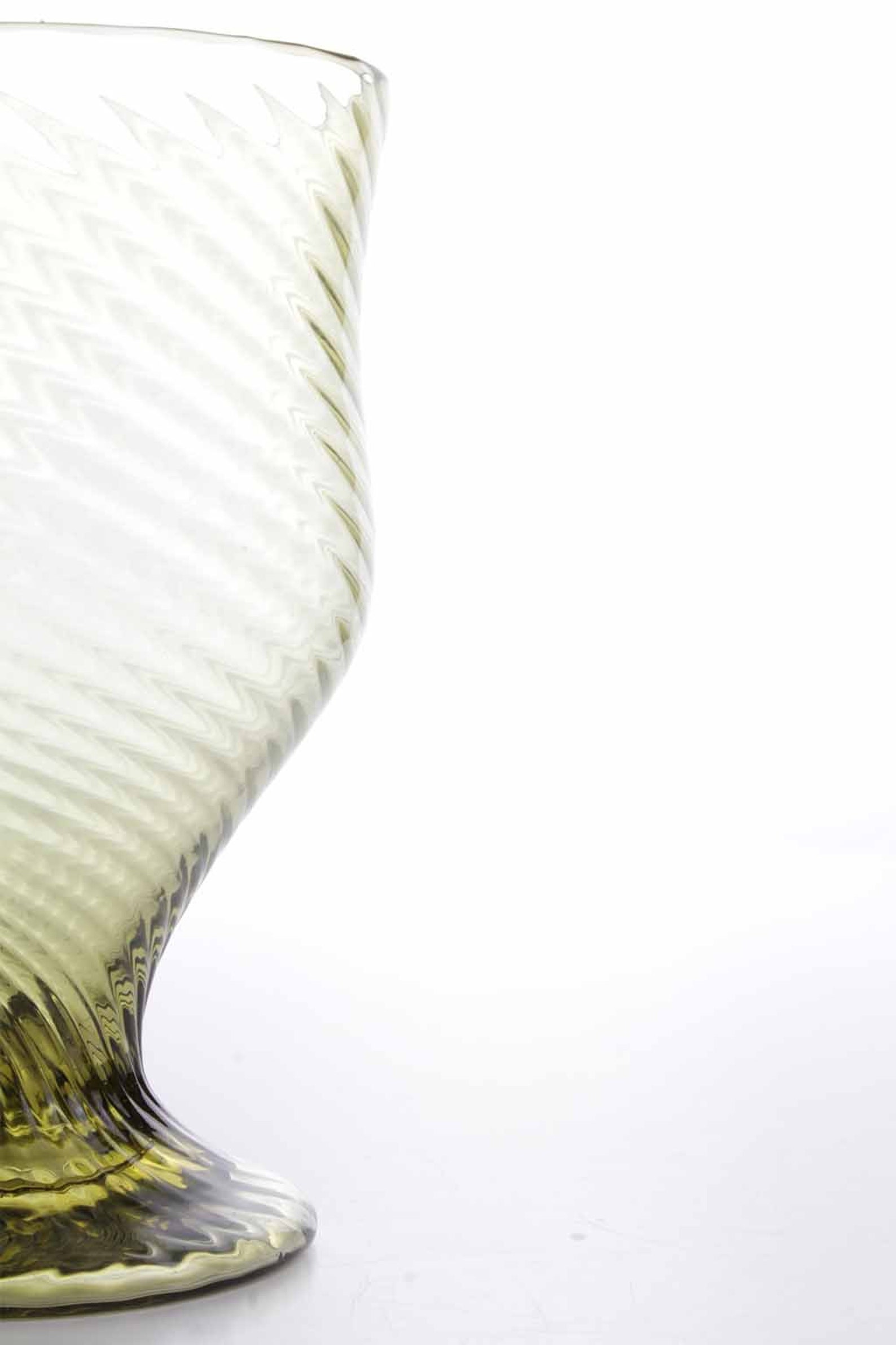 Roman Wine Goblet With Linear Reliefs in Pair Ancient Glass - Etsy