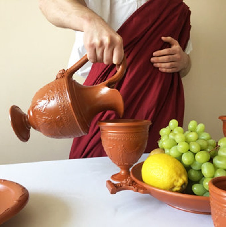 Roman Terra Sigillata Jug With Olives Roman Pottery Samian | Etsy