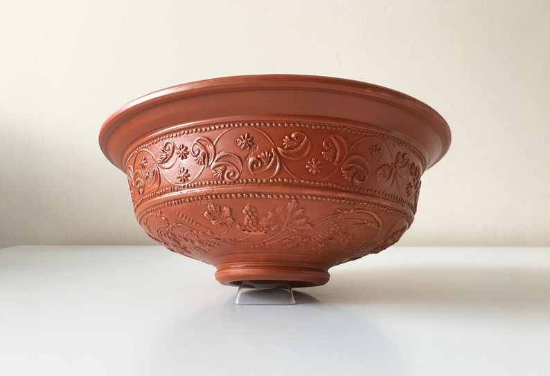 Roman Terra Sigillata Floral Bowl Large Roman Pottery 21 | Etsy