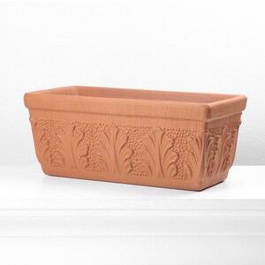 Long Rectangle Terracotta Planter - Decorative - Gardening - Planter ...