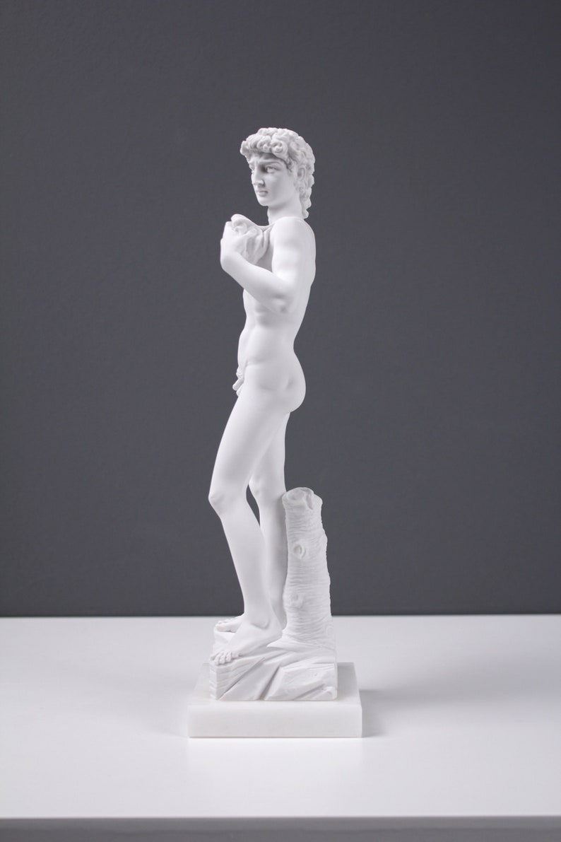 Michelangelo David Statue Marble Sculpture Replica - Etsy