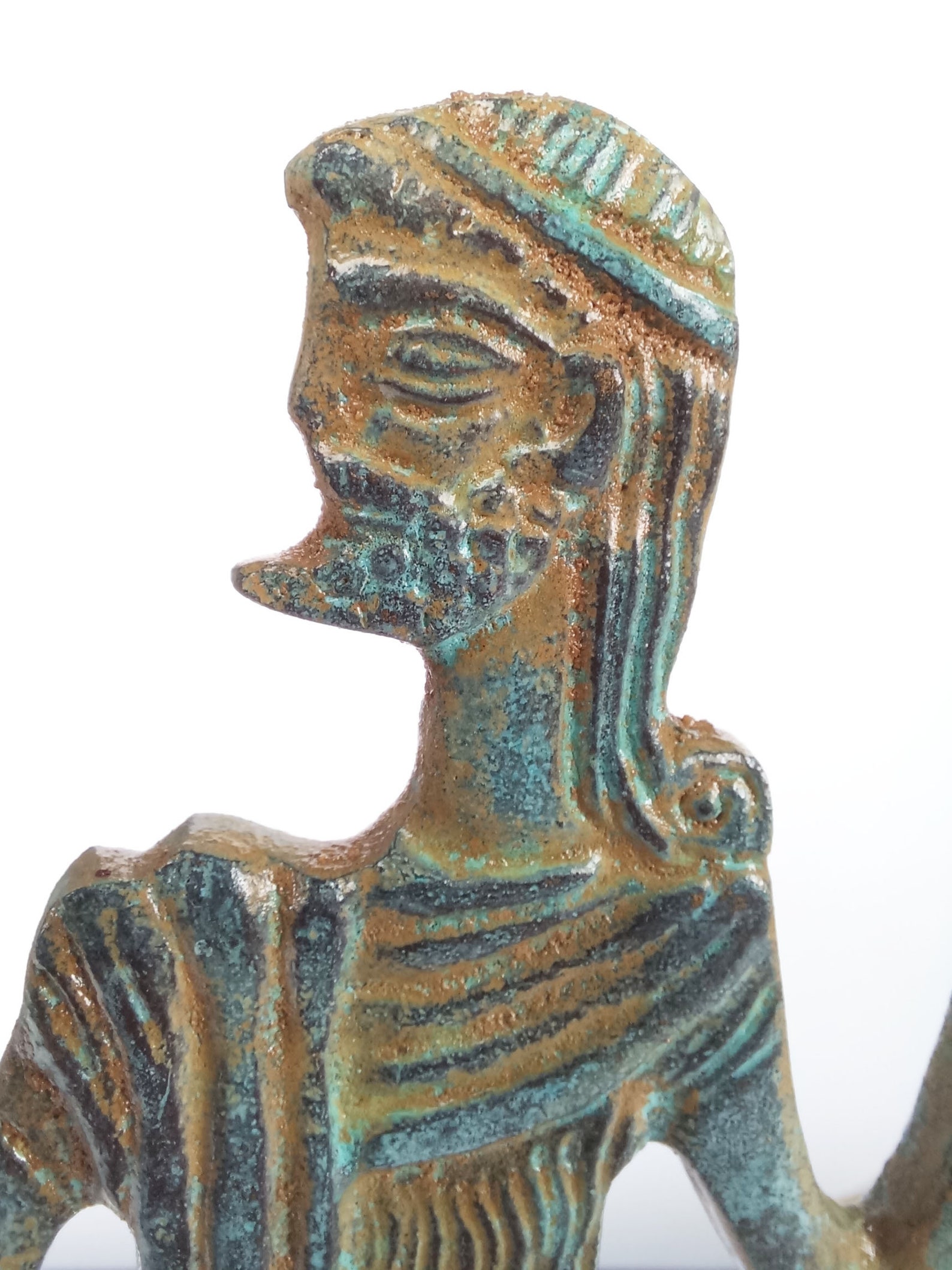 Asclepius Statue Bronze Sculpture God of Medicine Figurine Sculpture ...