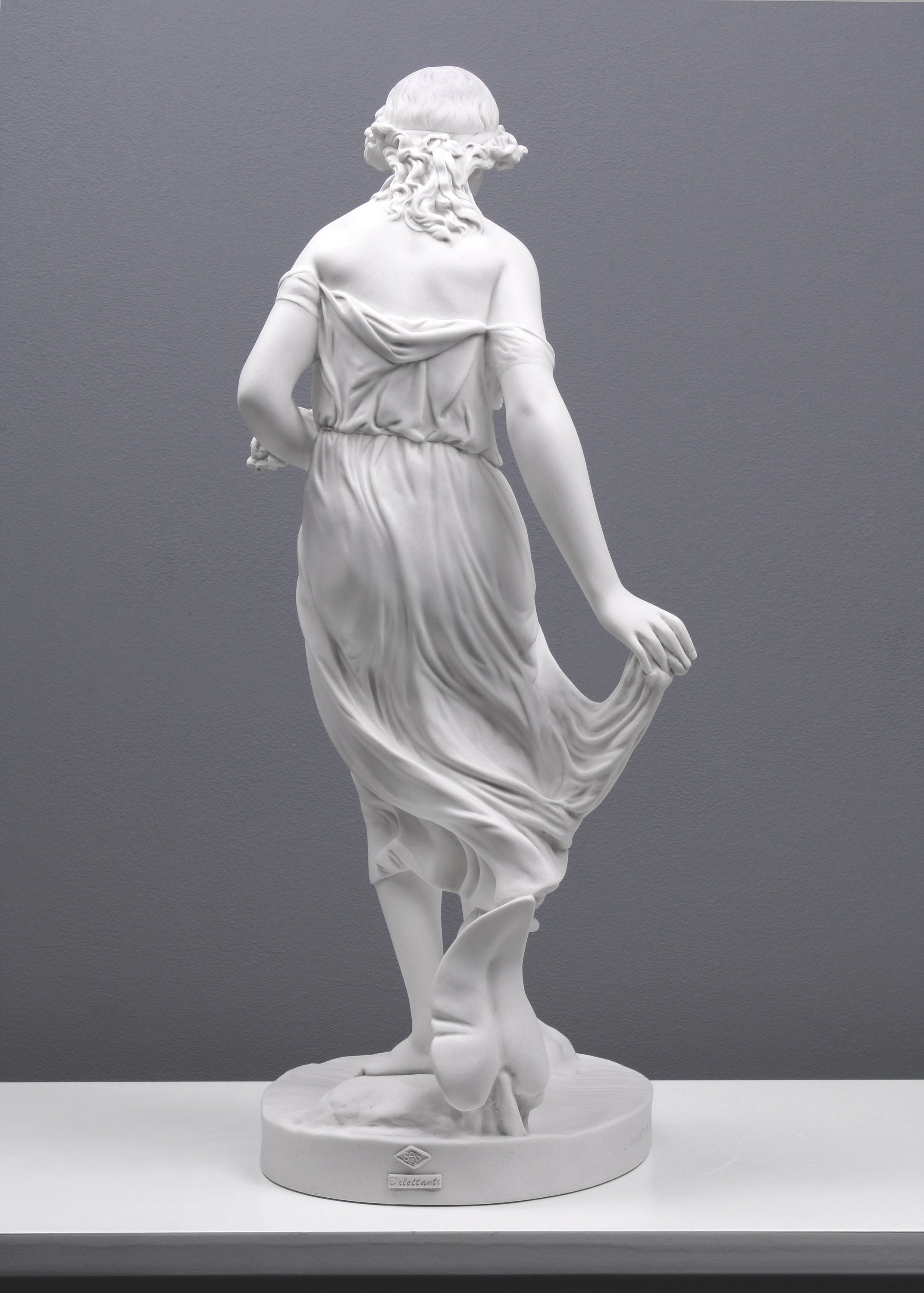 Stepping Stones Statue Classic Marble Sculpture Lady Statue - Etsy