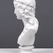 Princess Bust Sculpture - Medieval Lady Statue (WHITE CAST MARBLE ...