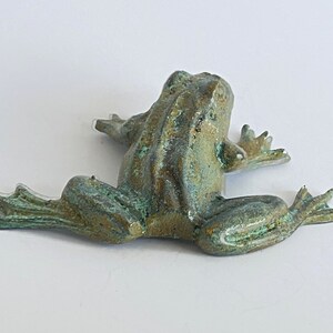 Bronze Frog Statue Small Size Handmade Copper Alloy Toad - Etsy