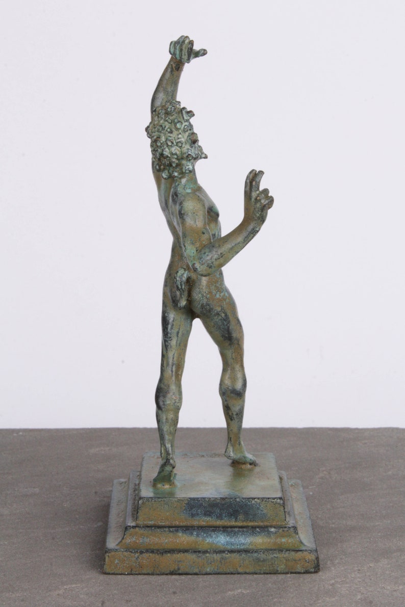 Roman Statue the Dancing Faun of Pompeii Figurine Ancient - Etsy