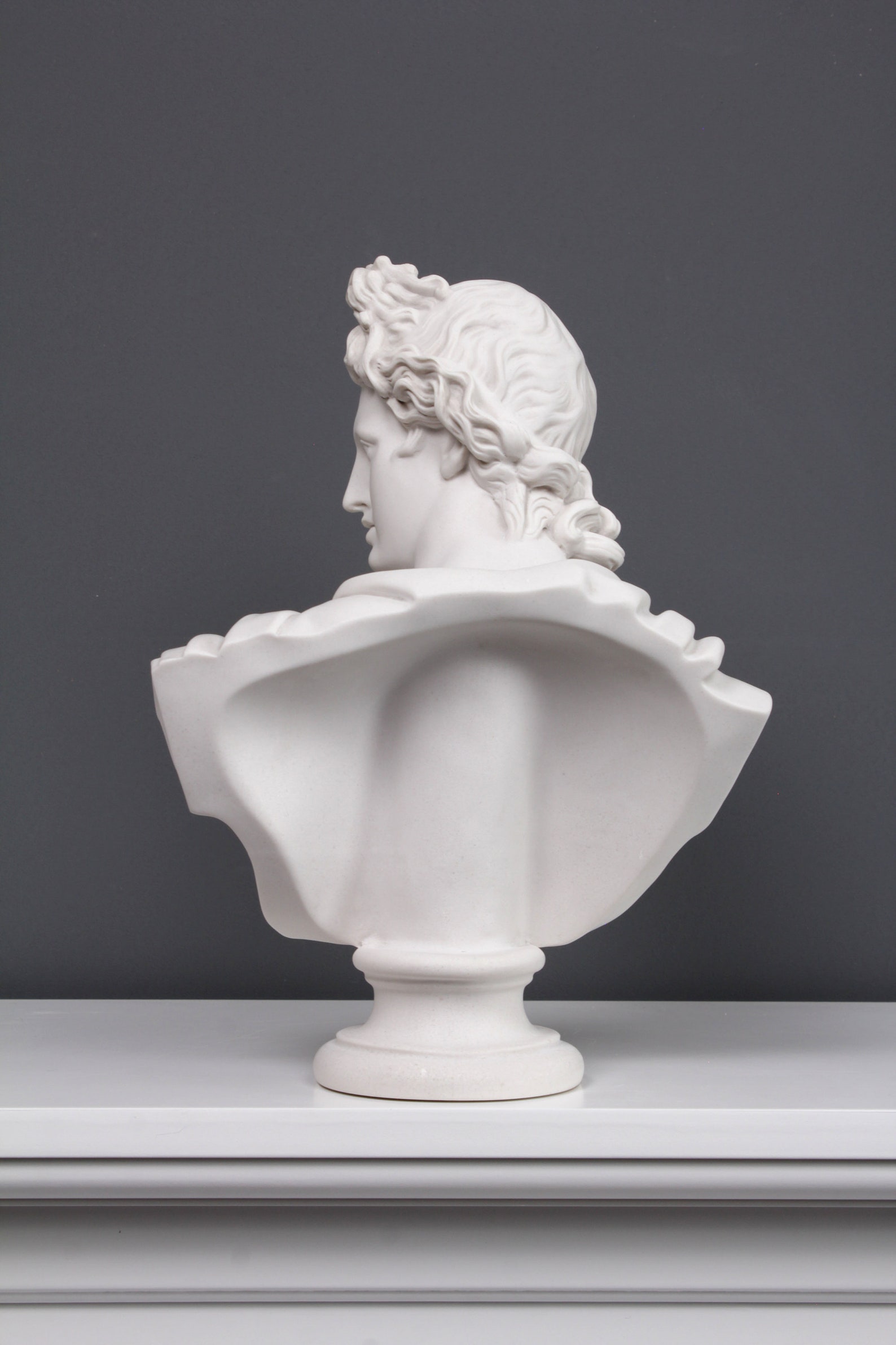 Apollo Bust Sculpture Medium Greek Bust Statue of Apollo | Etsy