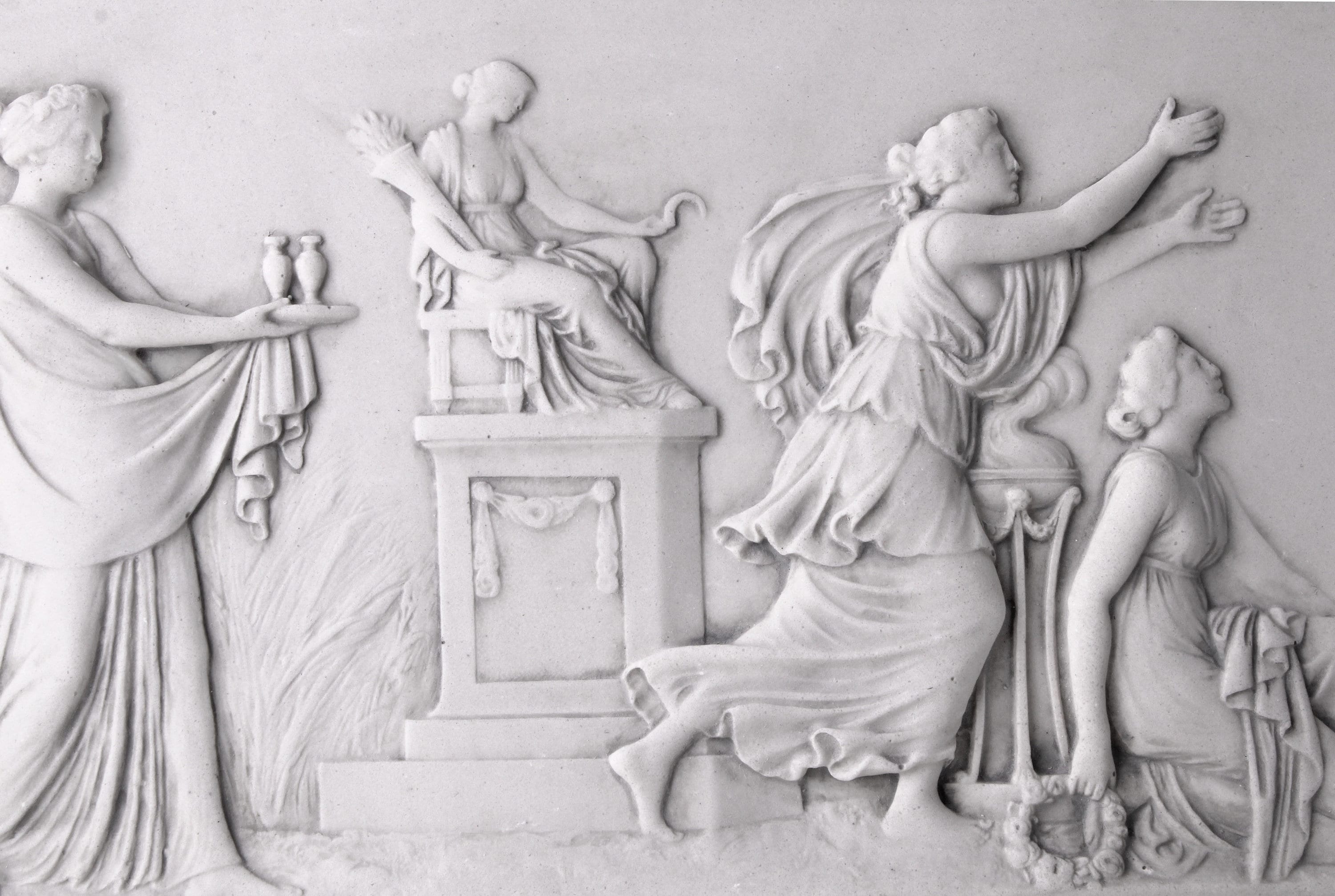 The Chariot Bas-relief - Poseidon Abducting Basilie - Handmade in ...