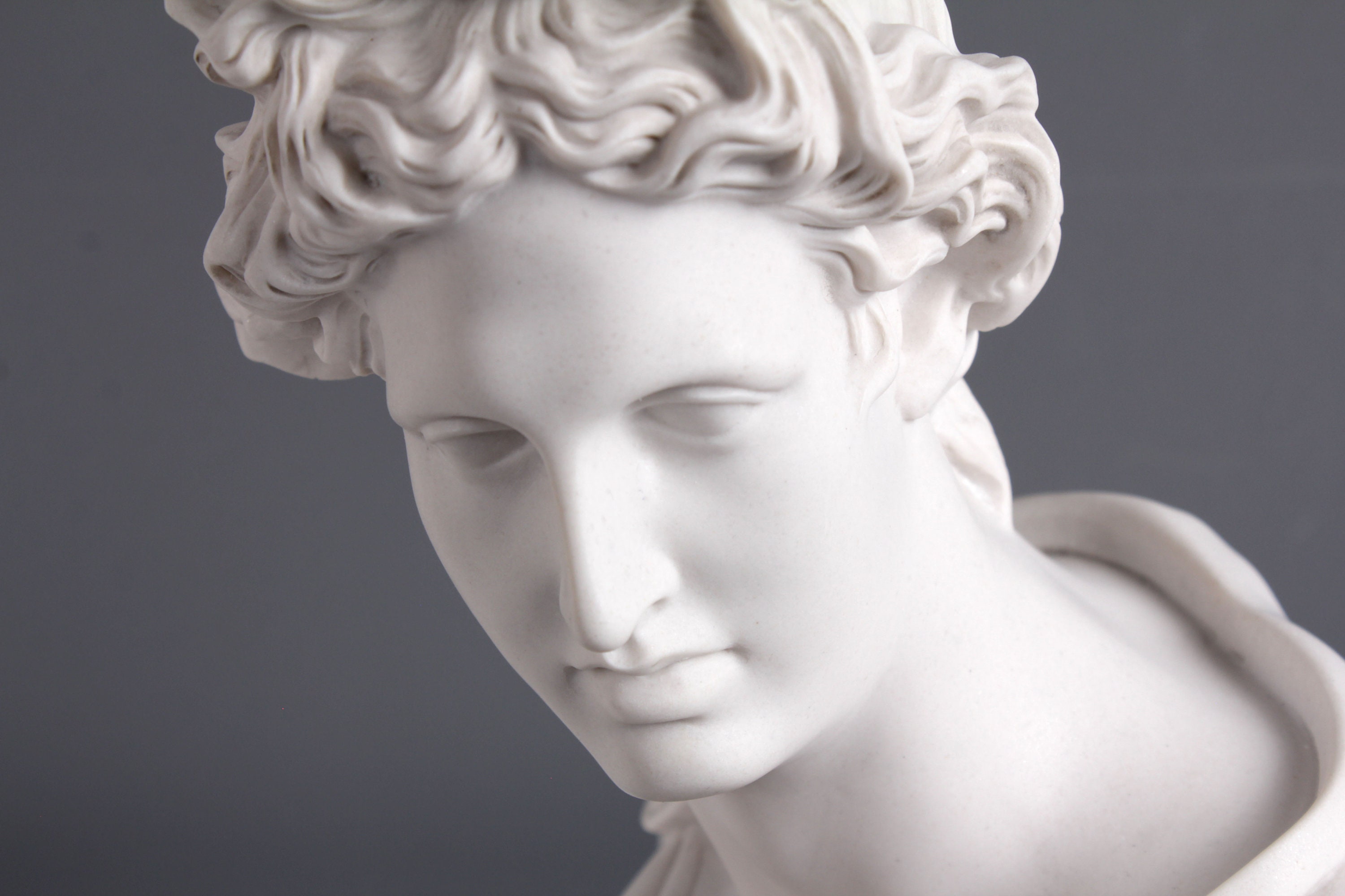 Apollo Bust Sculpture Medium Greek Bust Statue of Apollo - Etsy