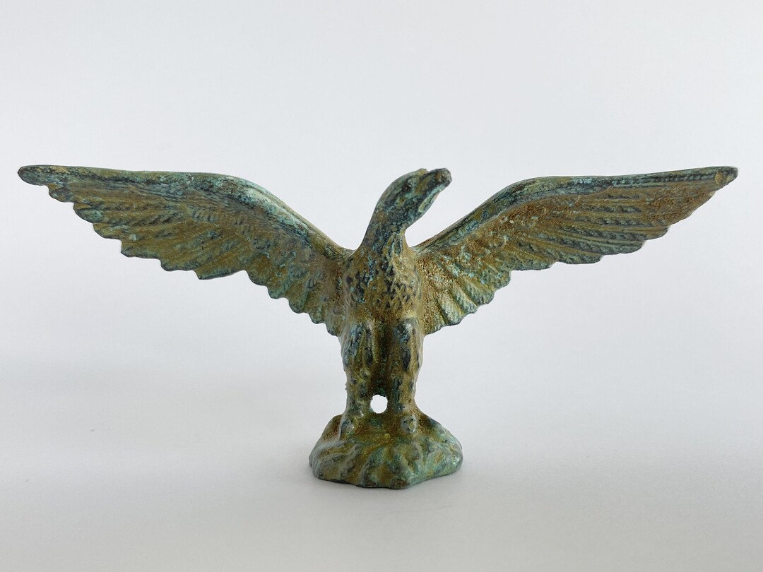 Bronze Eagle Statue (small) Sculpture Art Figurine Handmade in Europe ...