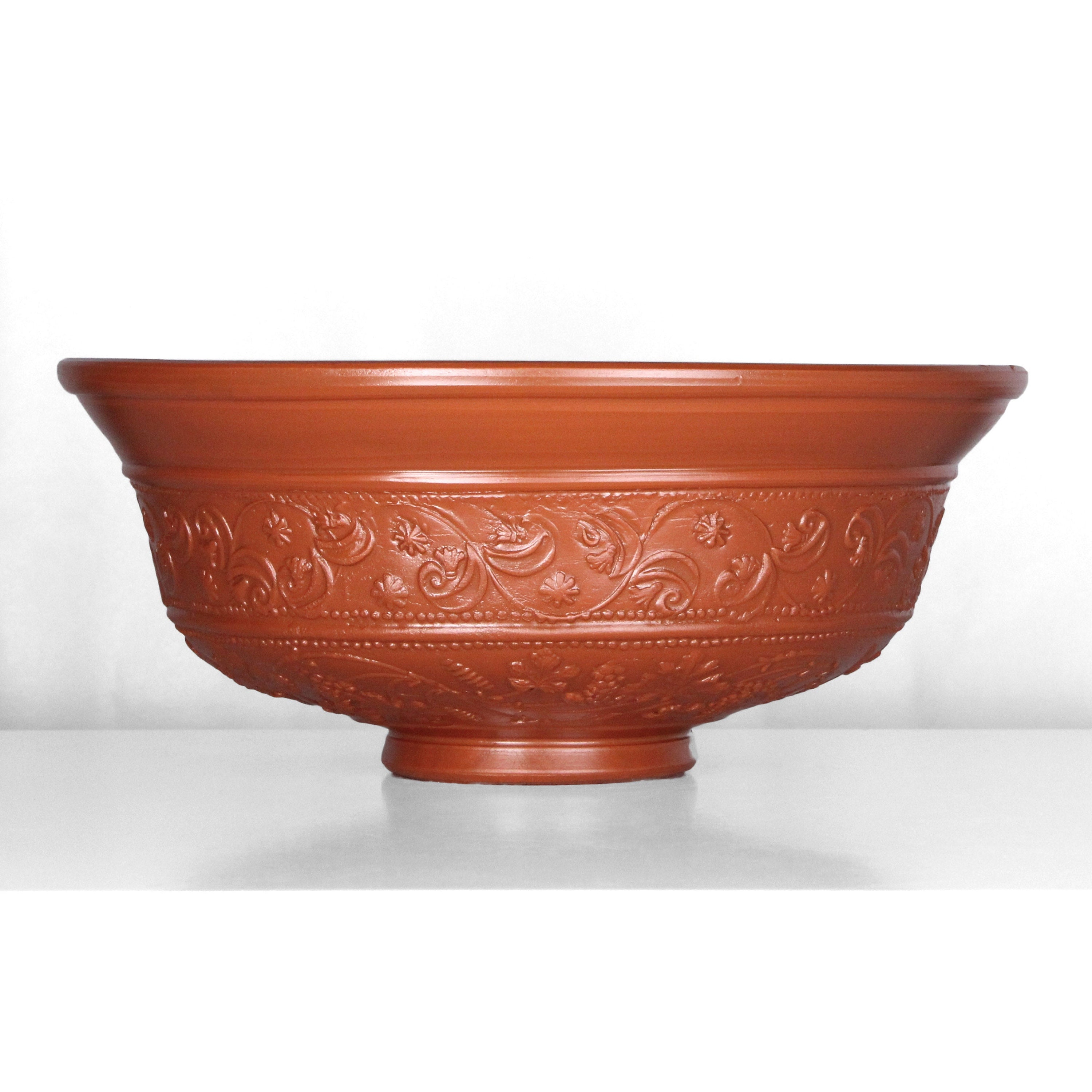 Roman Terra Sigillata Floral Bowl (large) - Roman Pottery - 21 Cm (8.3 ...