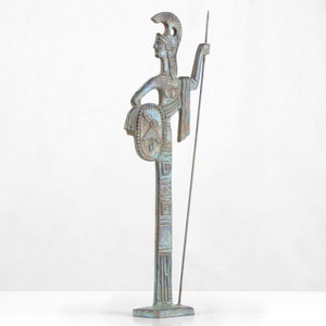 Athena Bronze Statue (small) - Greek Goddess Athene Figurine in ...