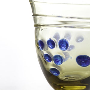 Ancient Roman Glass Wine Cup With Grape Reliefs in Pair - Handmade ...