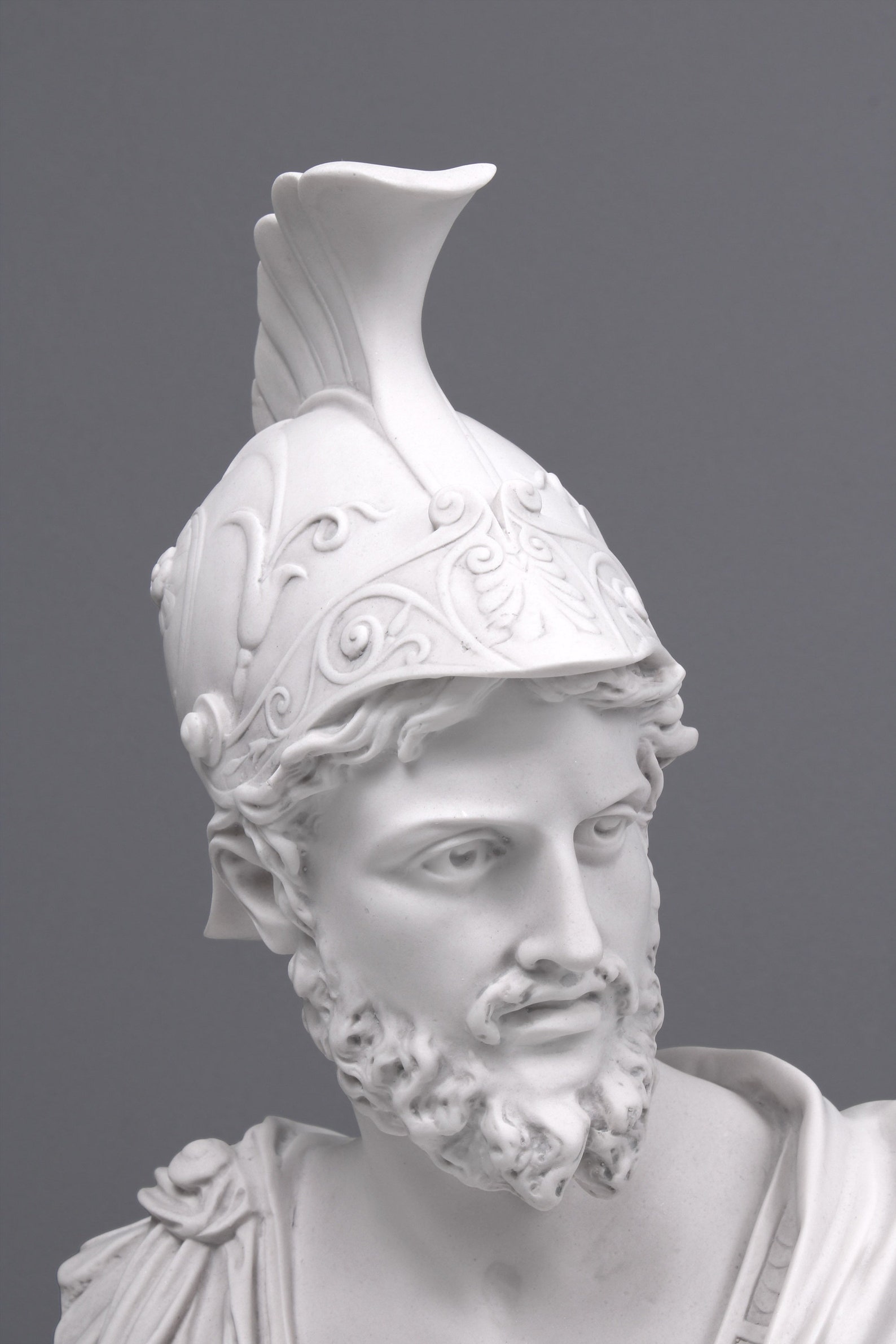 Ajax the Great Bust Sculpture - Greater Aias Greek Warrior Bust With ...