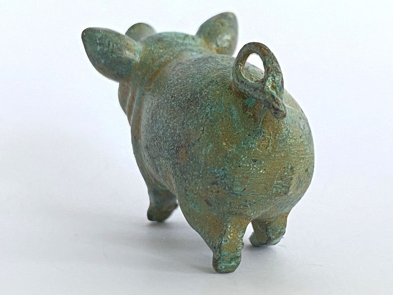 Bronze Pig Statue Ancient Miniature Small Figurine Copper - Etsy
