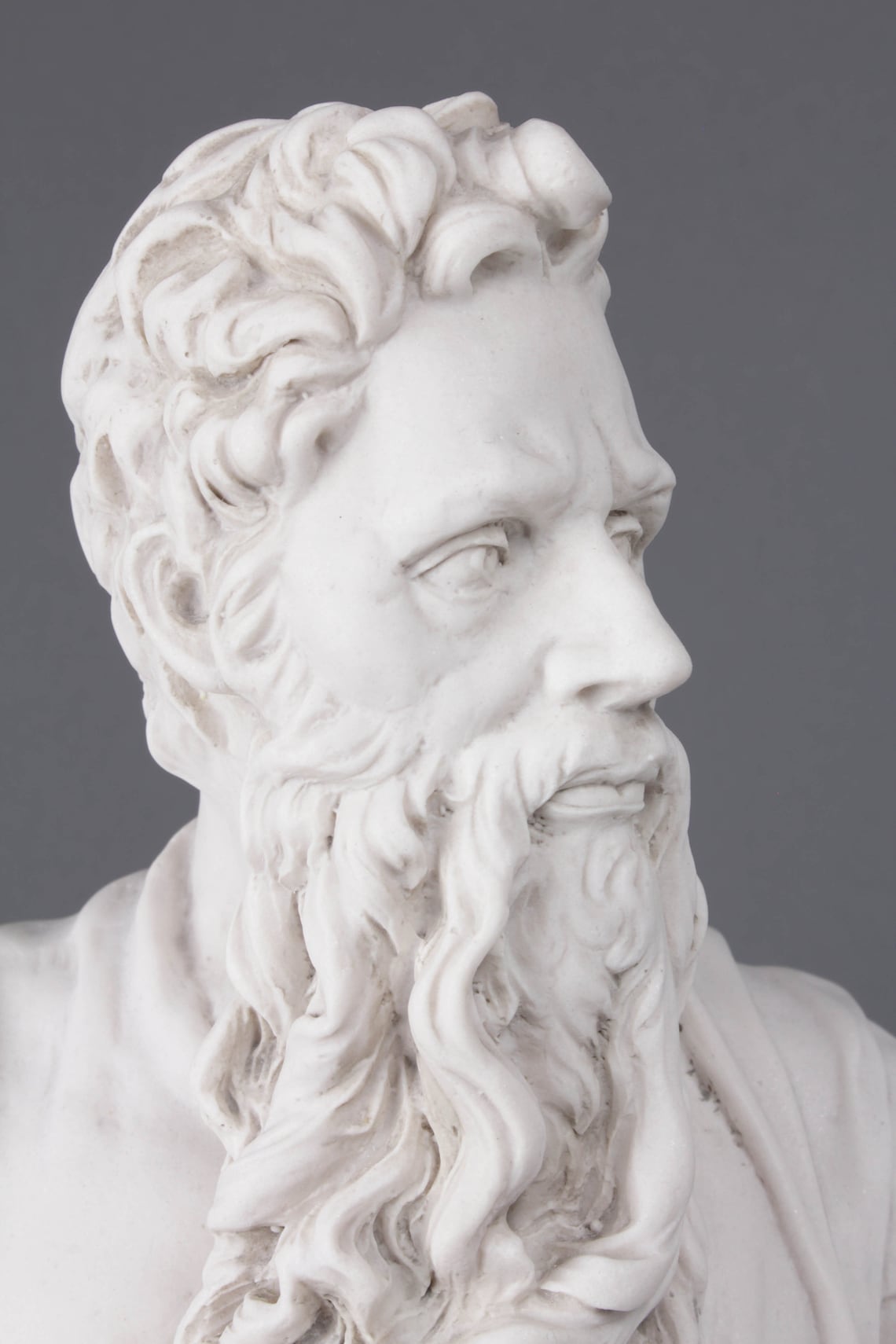 Moses Statue Marble Sculpture Made and Finished by Hand the | Etsy