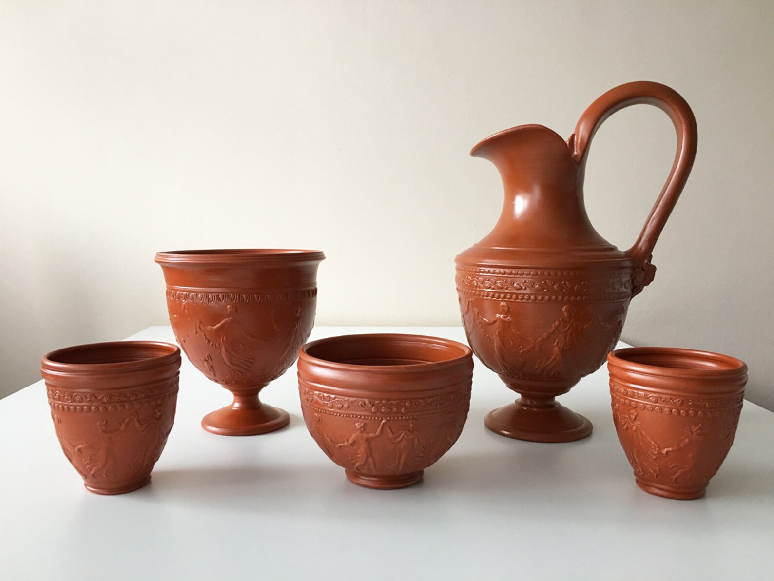 Roman Terra Sigillata Bowl with Dancing Scene Roman Pottery | Etsy