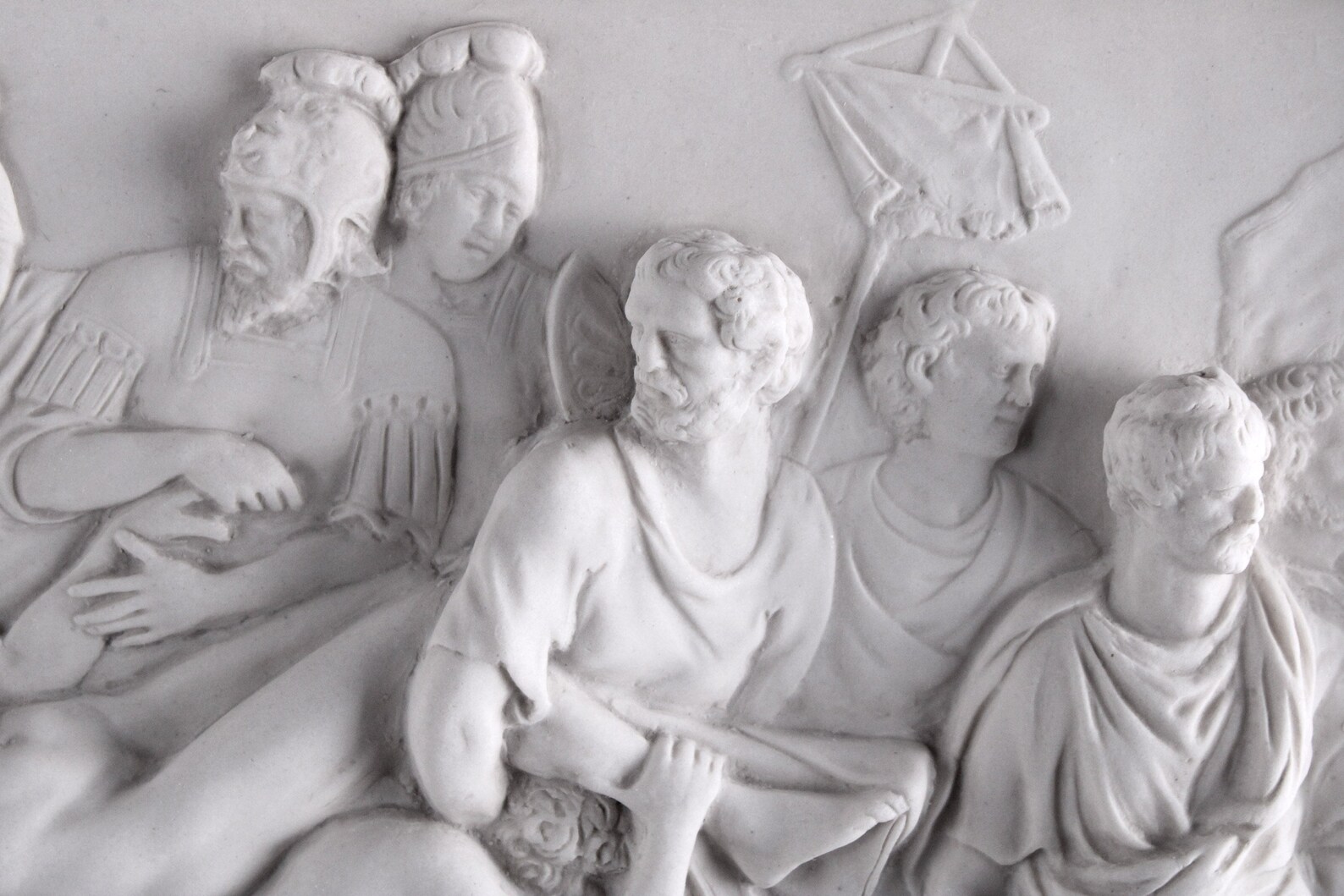 Roman Frieze - Roman Sarcophagus Bas-relief - Battlefield Scene Statue ...