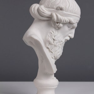 Plato Bust Sculpture Small - Platon Greek Philosopher Statue - Gifts ...