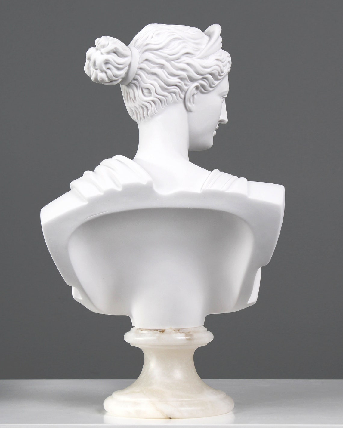 Bust of Diana Antique Artemis Sculpture Marble Handmade Statue - Etsy