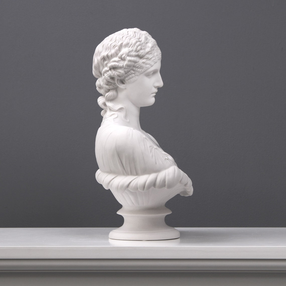 Clytie Bust Sculpture the Water Nymph Handmade in Europe - Etsy