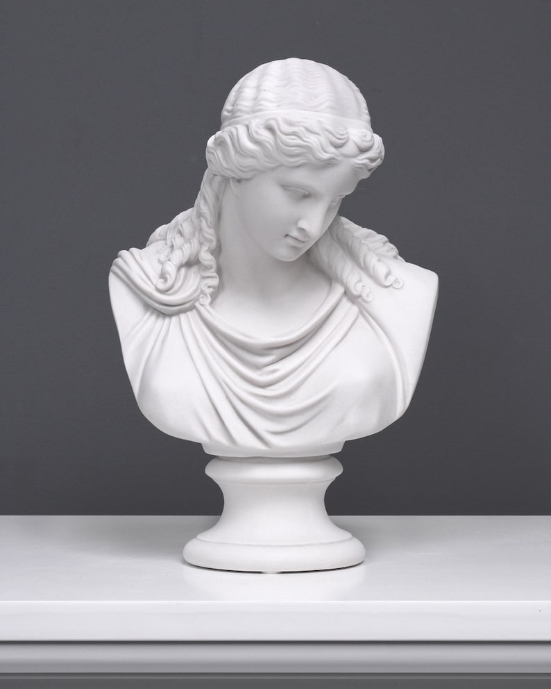Eirene Statue Greek Goddess of Peace Bust Sculpture Roman - Etsy