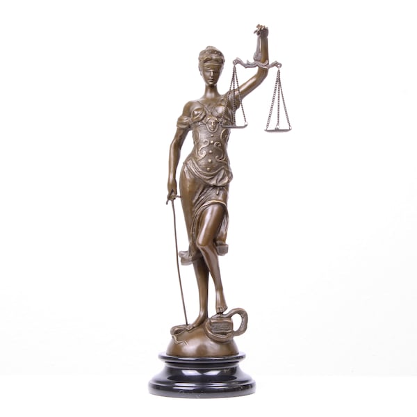 Black Lady of Justice Statue - Etsy