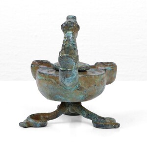 Roman Oil Lamp (green Bronze) - Roman Lucerna - Reenactment ...