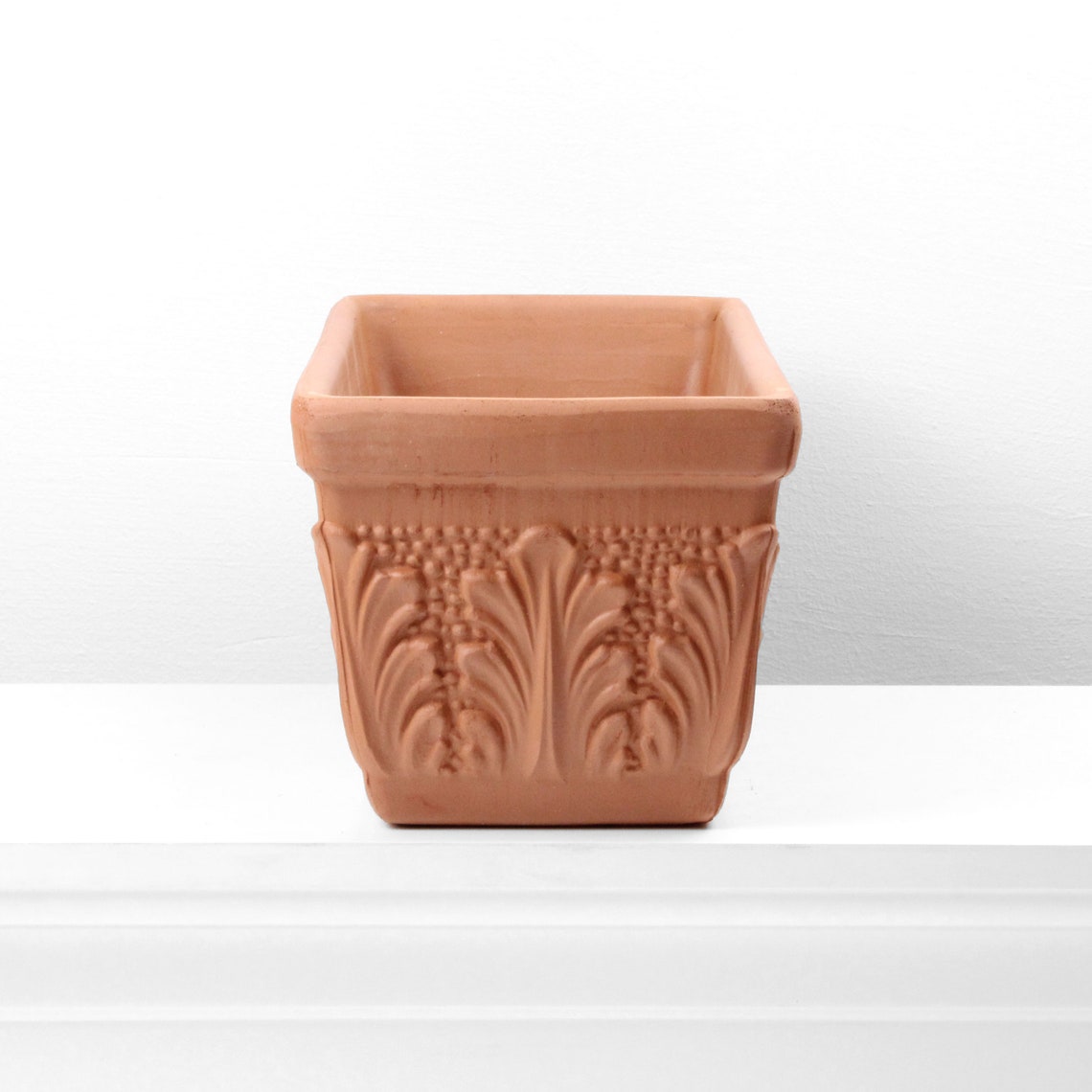 Long Rectangle Terracotta Planter Decorative Gardening - Etsy