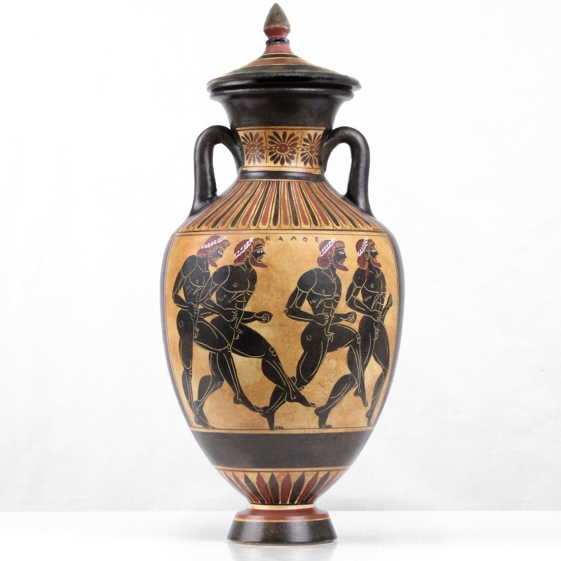 Ancient Greek Vase Replica - Black-figure Panathenaic Amphora With ...