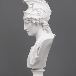 Roma Bust Sculpture - Goddess of Rome - Female Roman Statue - Woman Art ...