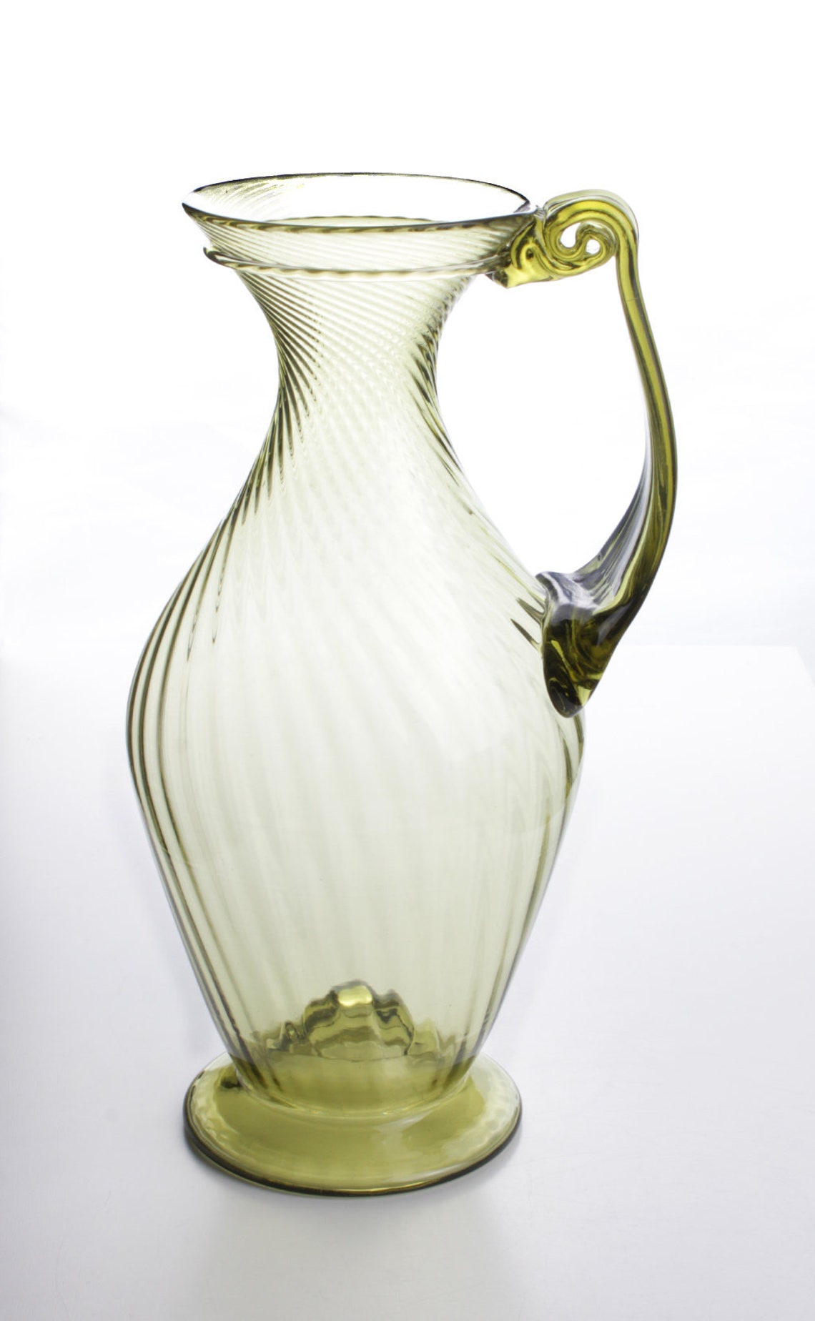 Ancient Roman Pitcher Large Glass Jug Historical Reenactment Hand Blown ...