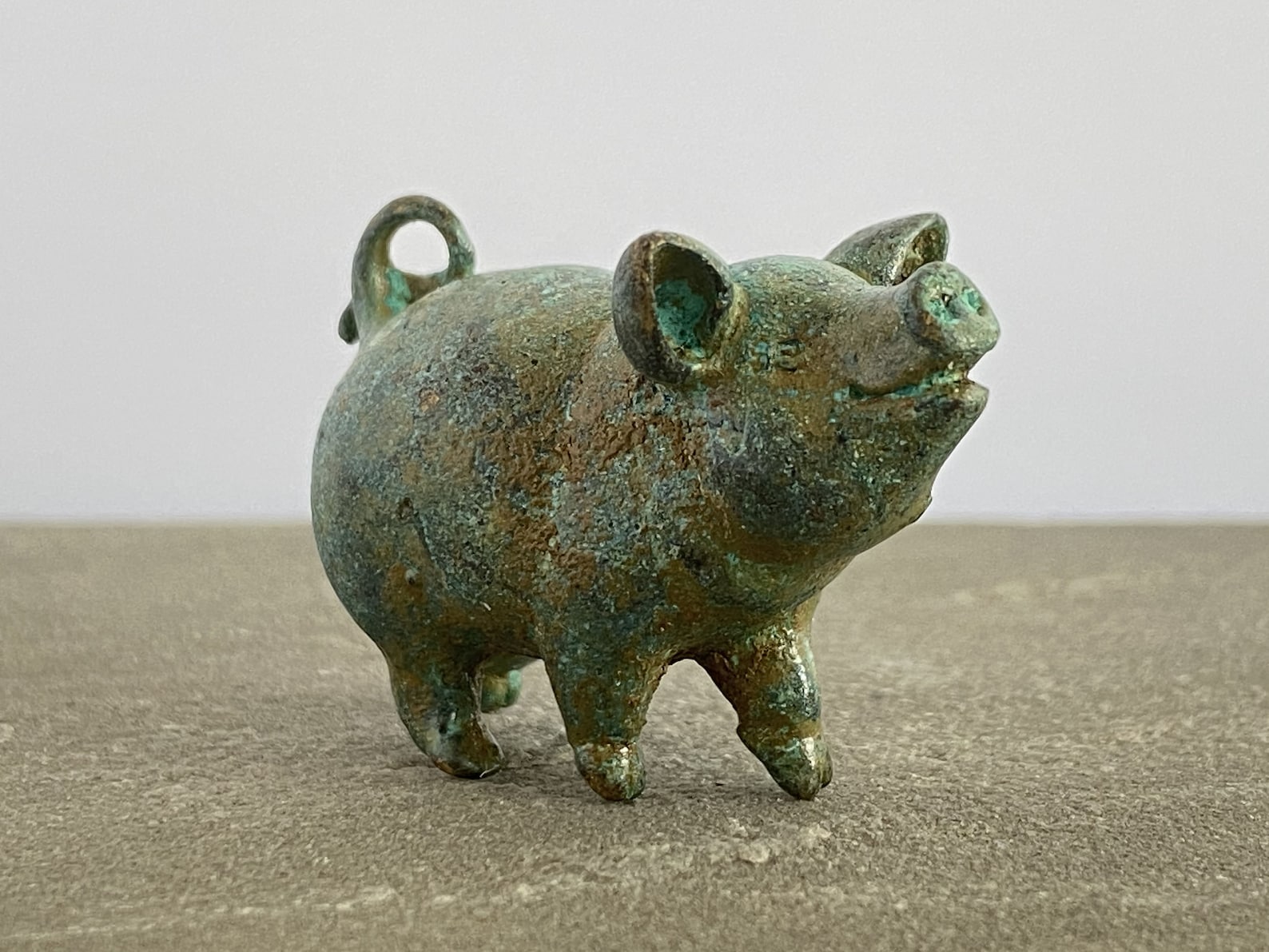 Bronze Pig Statue Ancient Miniature Small Figurine Copper - Etsy