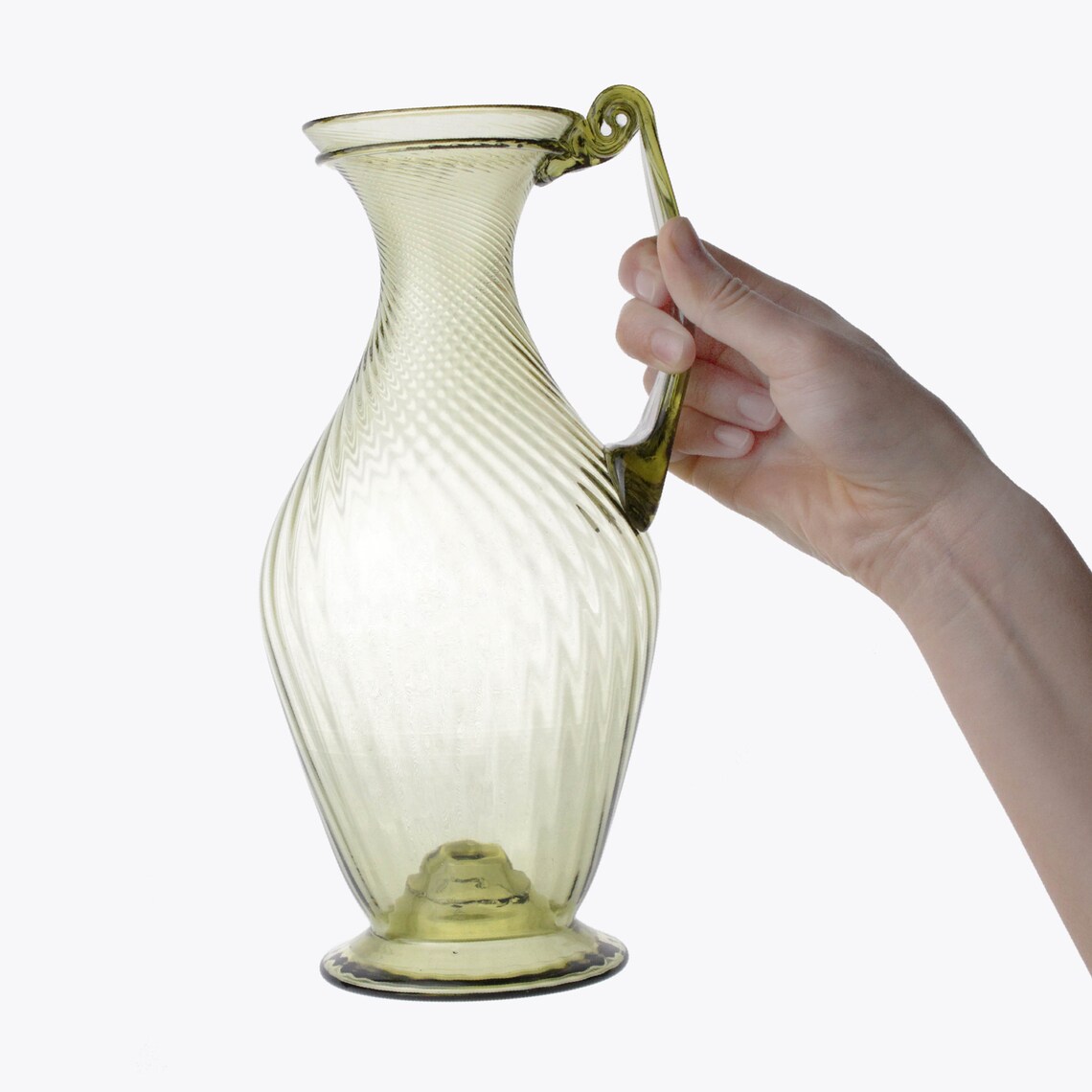 Ancient Roman Pitcher Large Glass Jug Historical Reenactment Hand Blown ...