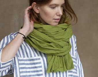 Chartreuse Scarf | Etsy