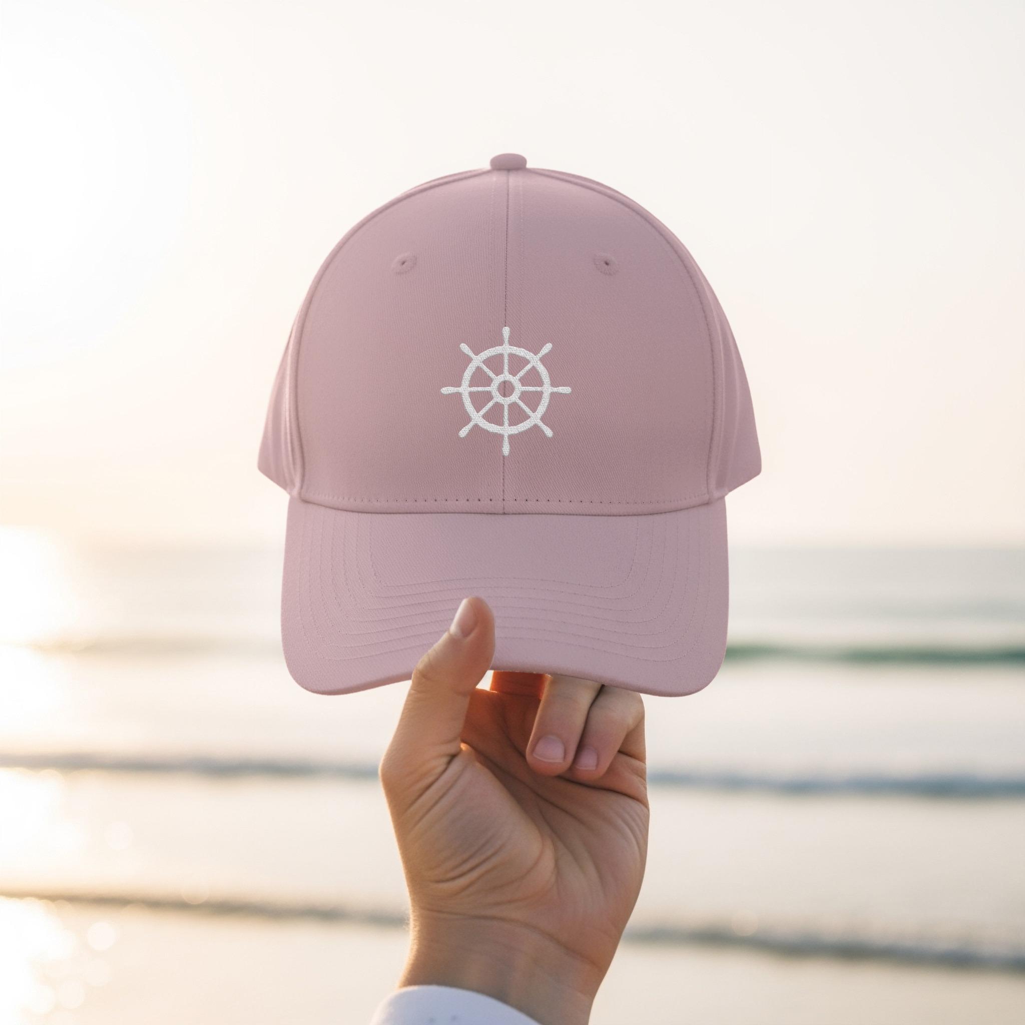 Ship Wheel Classic Dad Cap, Nautical Hat, Ocean Lover Gift, Captain Hat ...