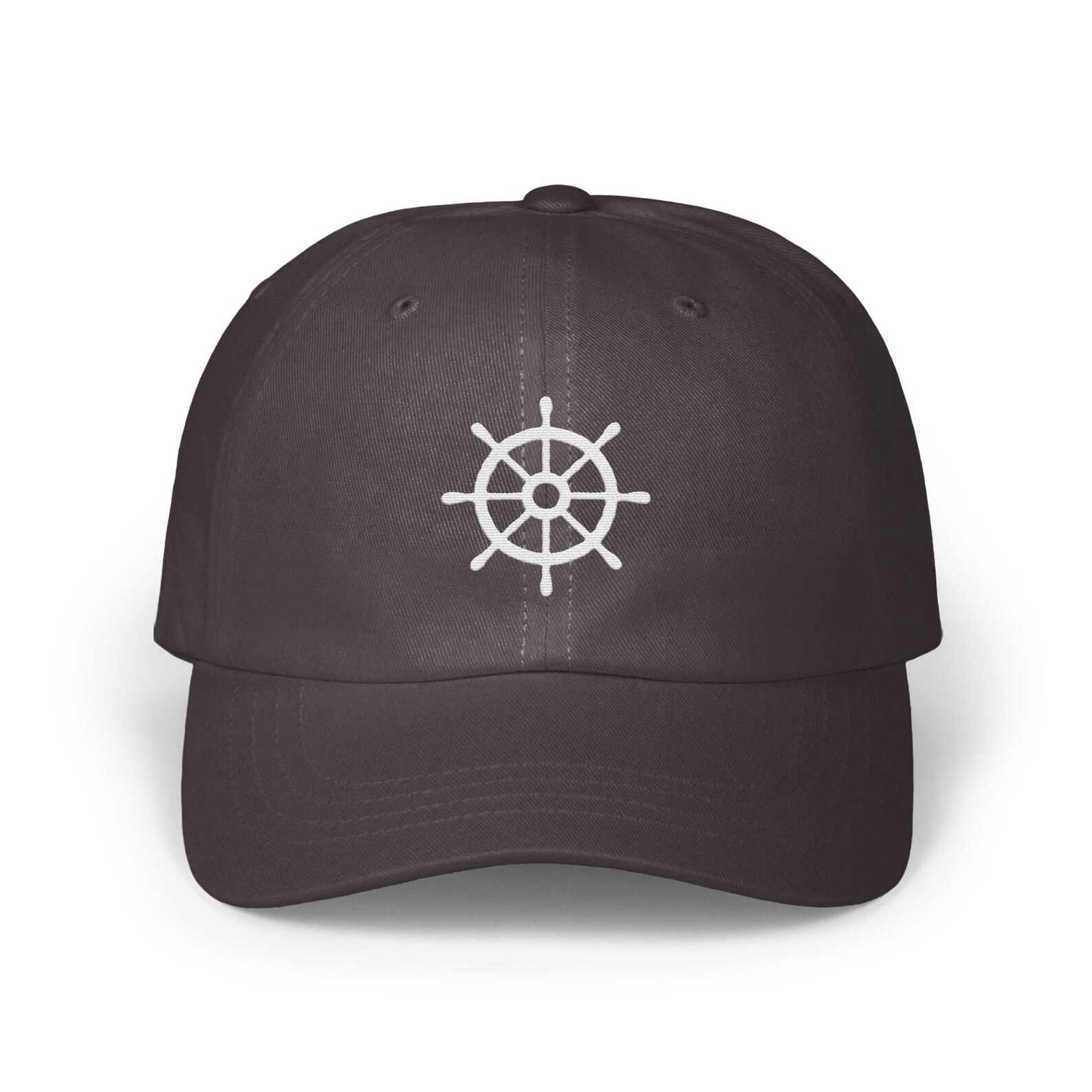 Ship Wheel Classic Dad Cap, Nautical Hat, Ocean Lover Gift, Captain Hat ...