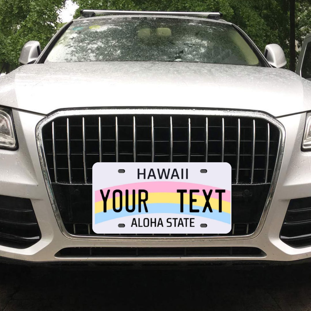 Personalized HAWAII License Plate for Cars Aluminum Automotive License ...