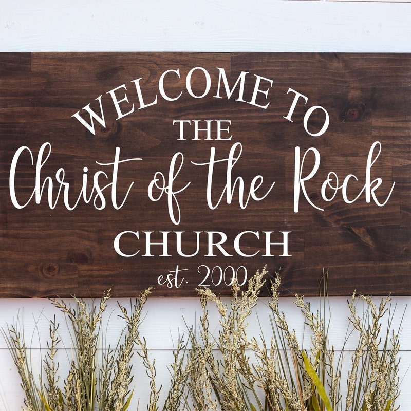 Church Welcome Sign - Etsy