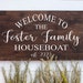 Personalized Welcome to Address With Established Date Wood Sign, House ...