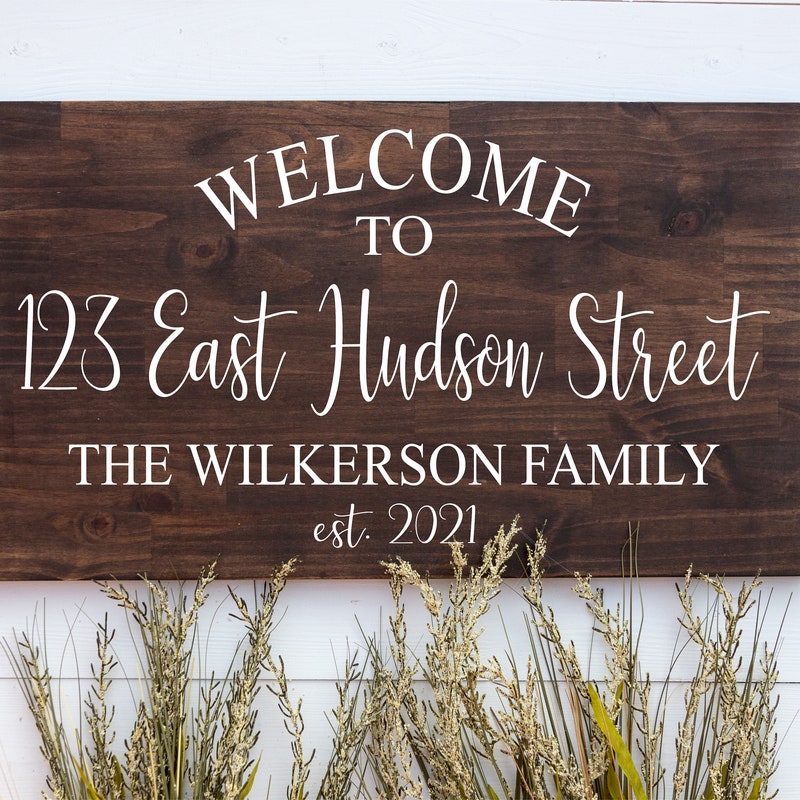 Personalized Home Address Signs - Etsy