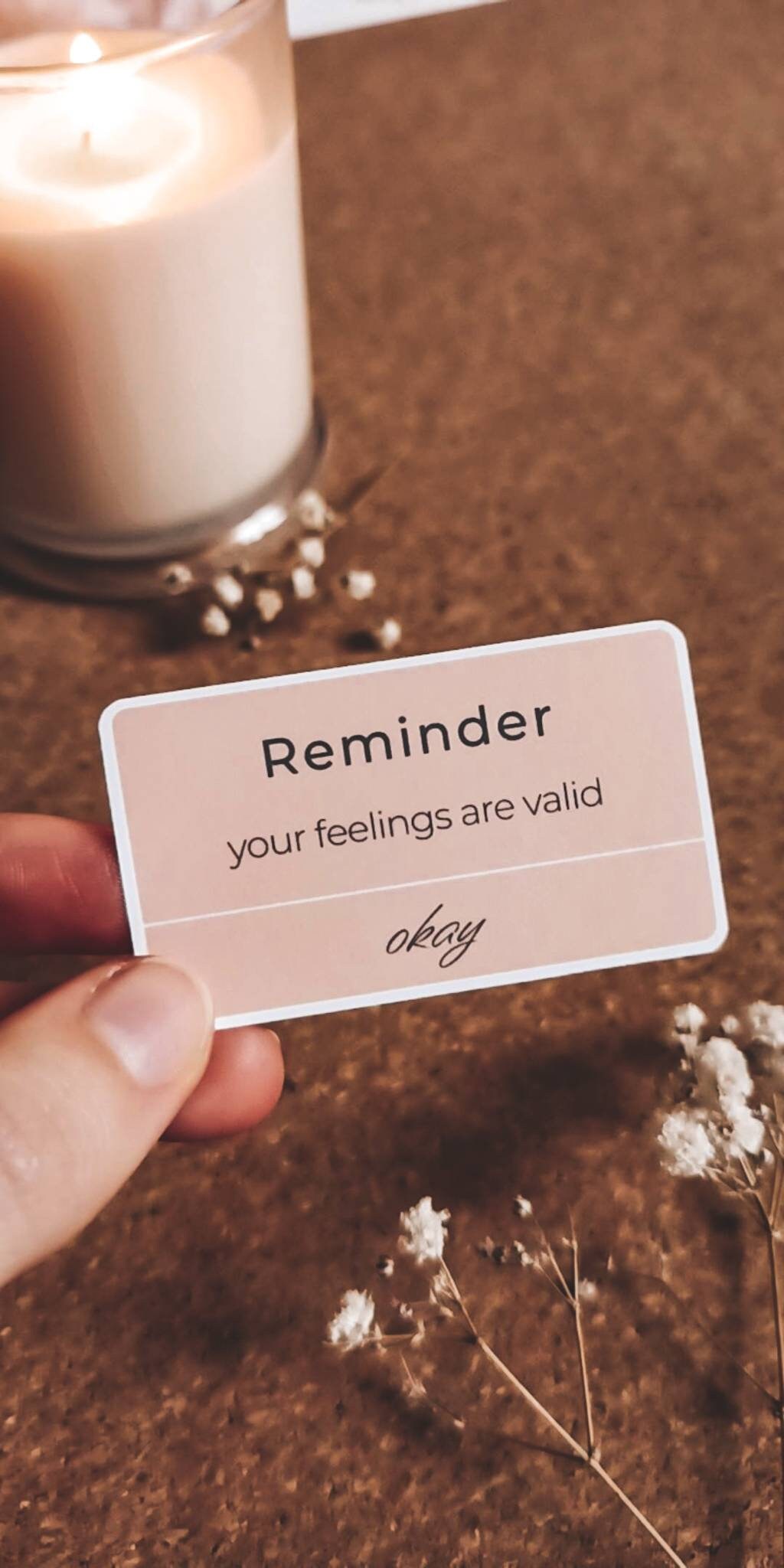 Cute reminder stickers for mental health and positive | Etsy