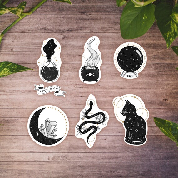 6 Cute and Magical Stickers Sticker Set for Bullet | Etsy