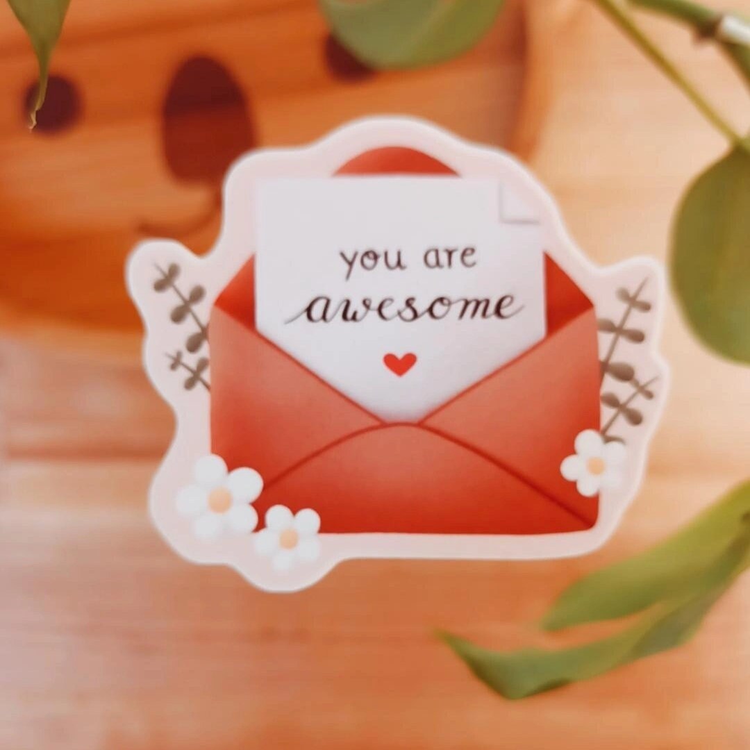 Cute You Are Awesome Sticker for Female Empowerment Bujo - Etsy
