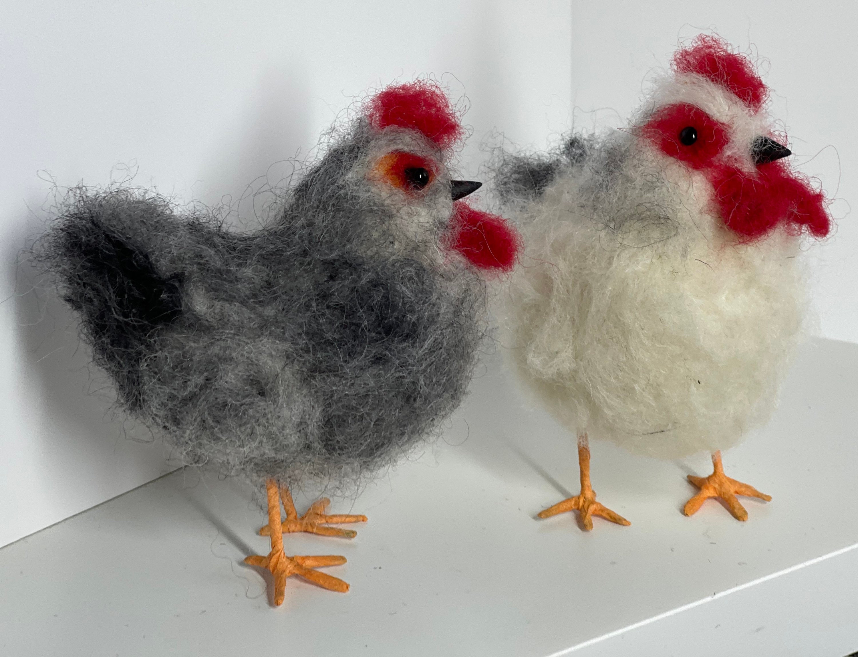A Needle Felted Chicken Needle Felted Hen - Etsy