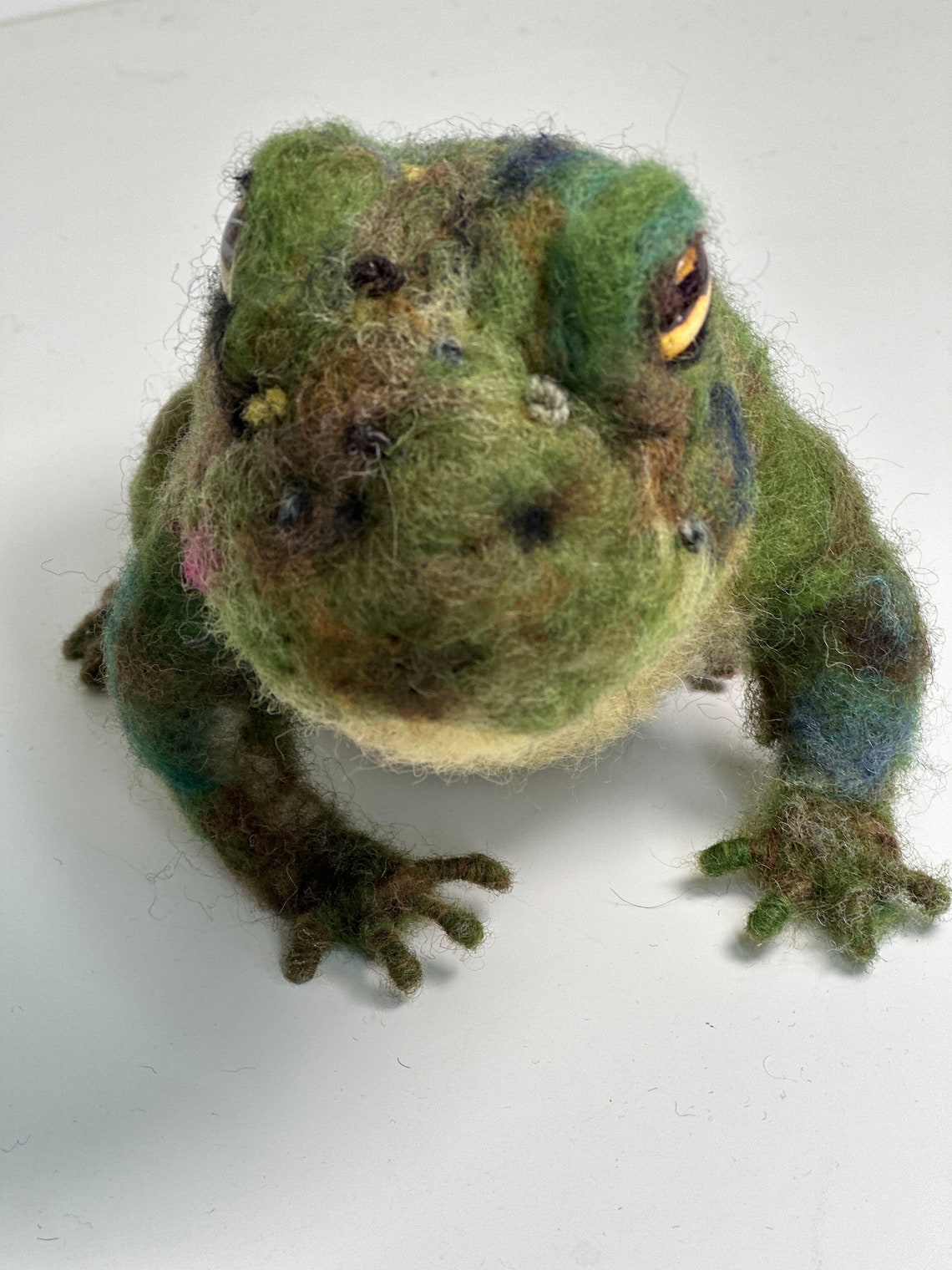 Needle Felted Toad - Etsy