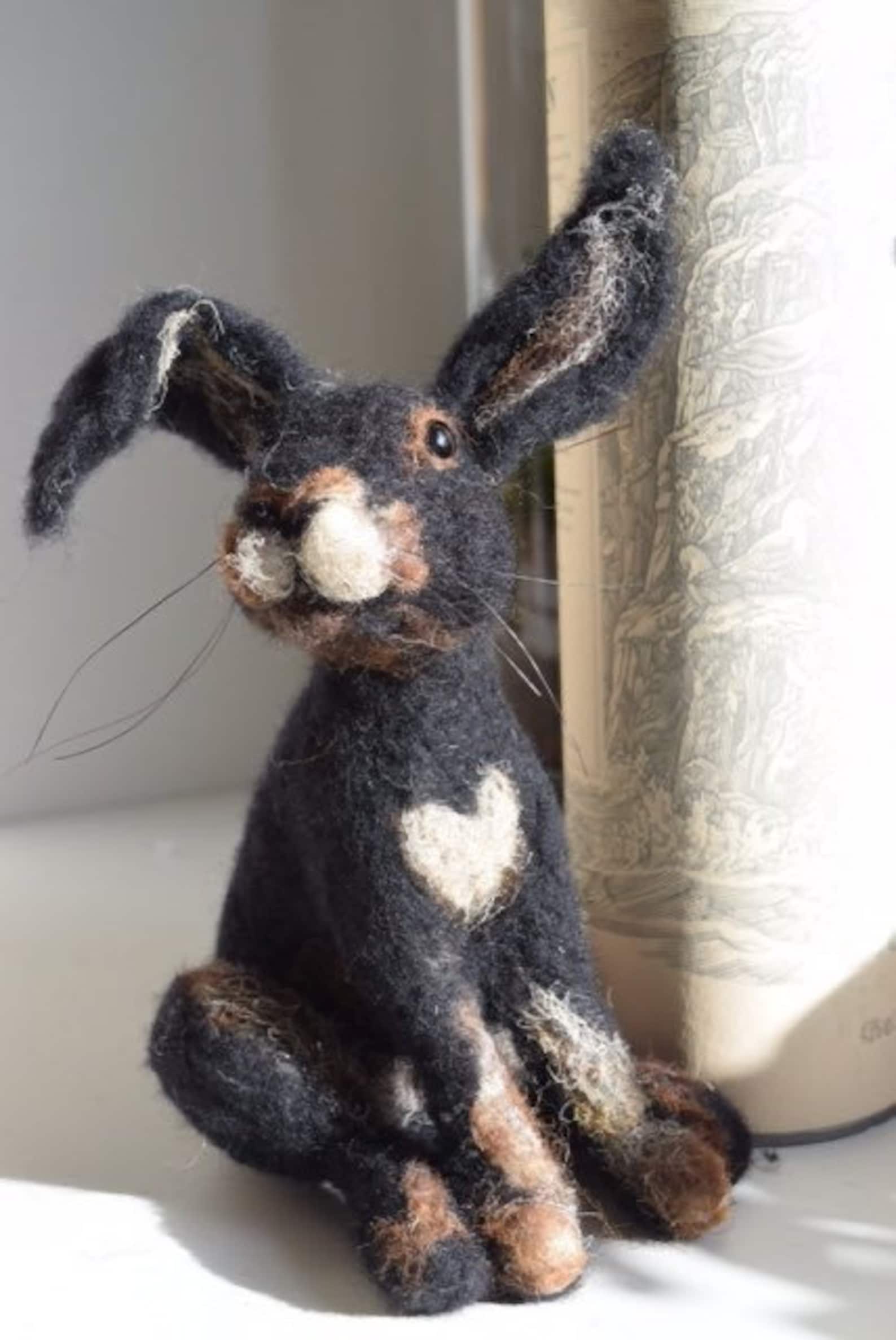 Hare Needle Felted Hare - Etsy